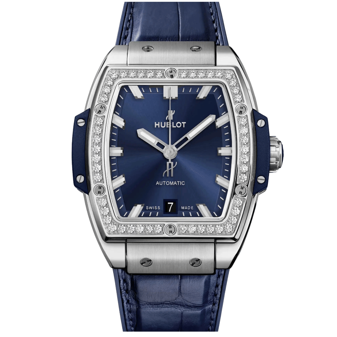 Spirit Of Big Bang Titanium Blue Diamonds 39mm 665.NX.7170.LR.1204 ...